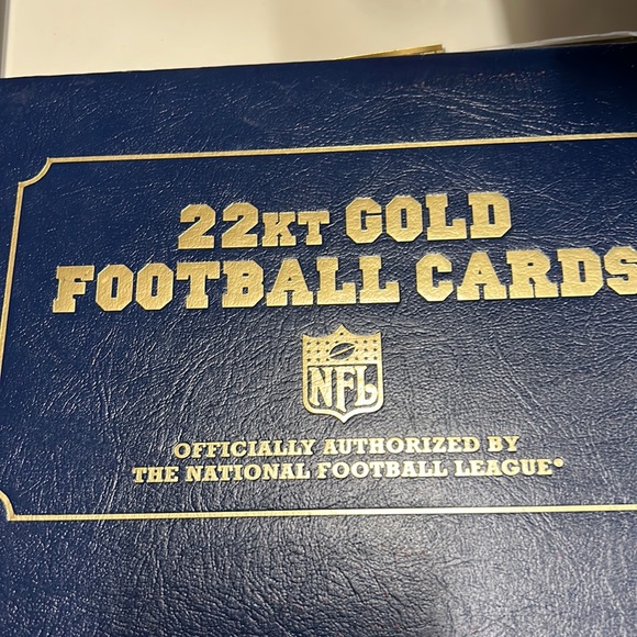 Other | Nfl 24kt Gold Collector Cards | Poshmark